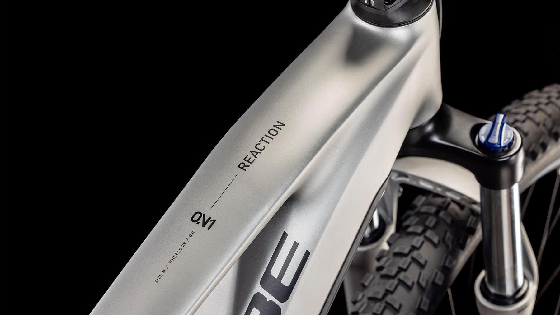 Cube Reaction Hybrid ONE – E-MTB in silver´n´black
