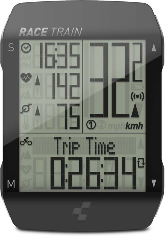 Cube Bike computer RACE TRAIN Set black n anthracite metallic | cu-14059